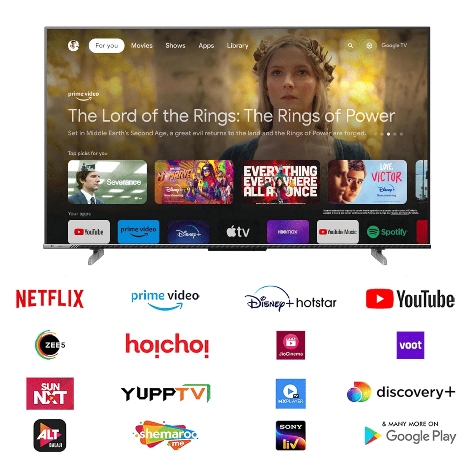 Buy Hisense A6K 126 cm (50 inch) 4K Ultra HD LED Google TV with Dolby Atmos Online - Croma